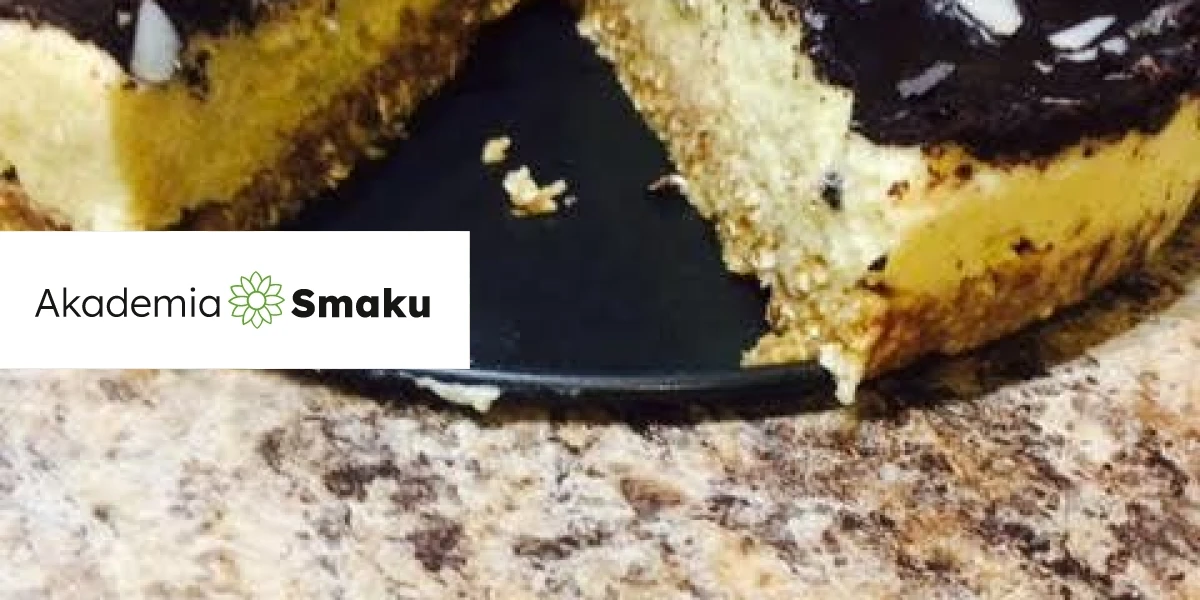 Jaglak na orzechowo kokosowym spodzie - Akademia Smaku